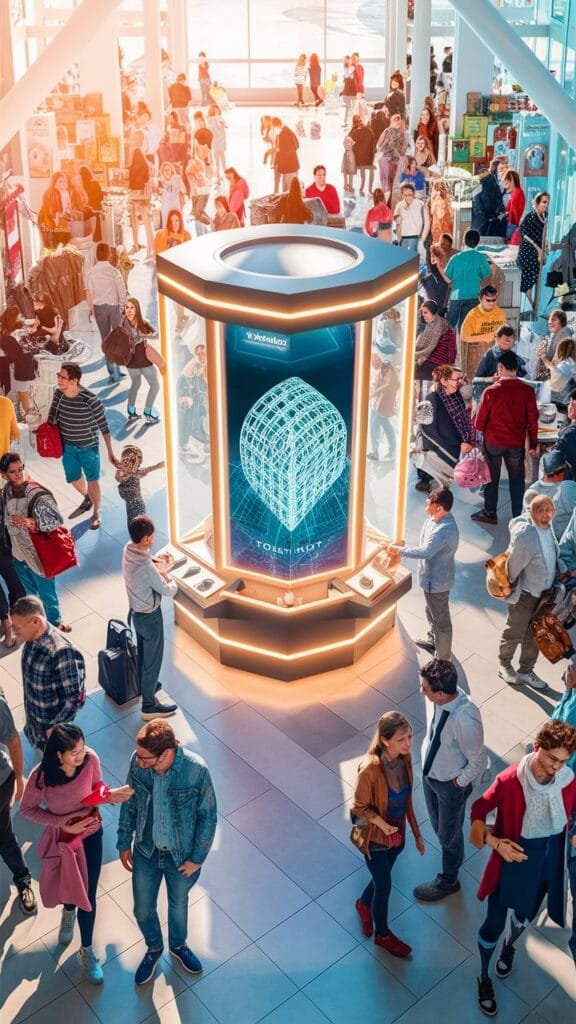 Interactive Holographic 3D Tech Retail Holo Touch Kiosk Display by ...